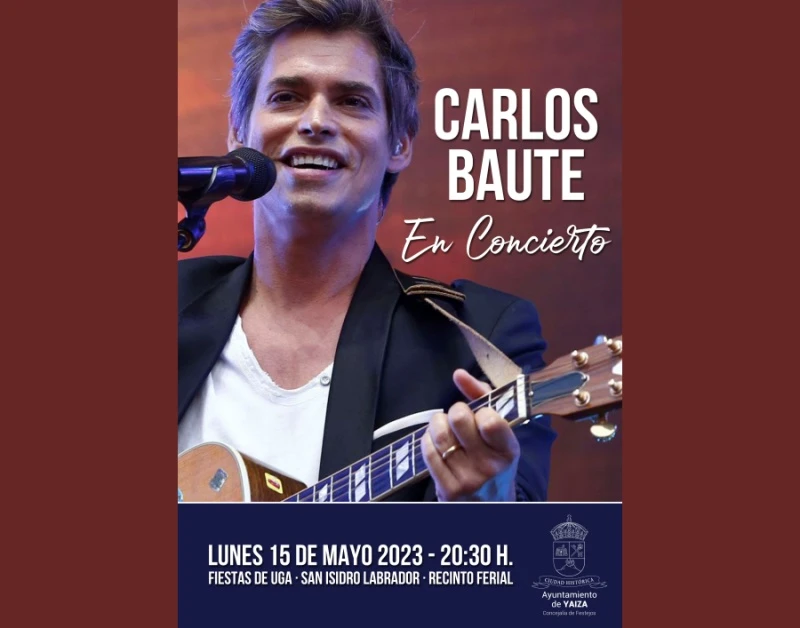 Carlos Baute cerrará las Fiestas de San Isidro de Uga - Lancelot ...