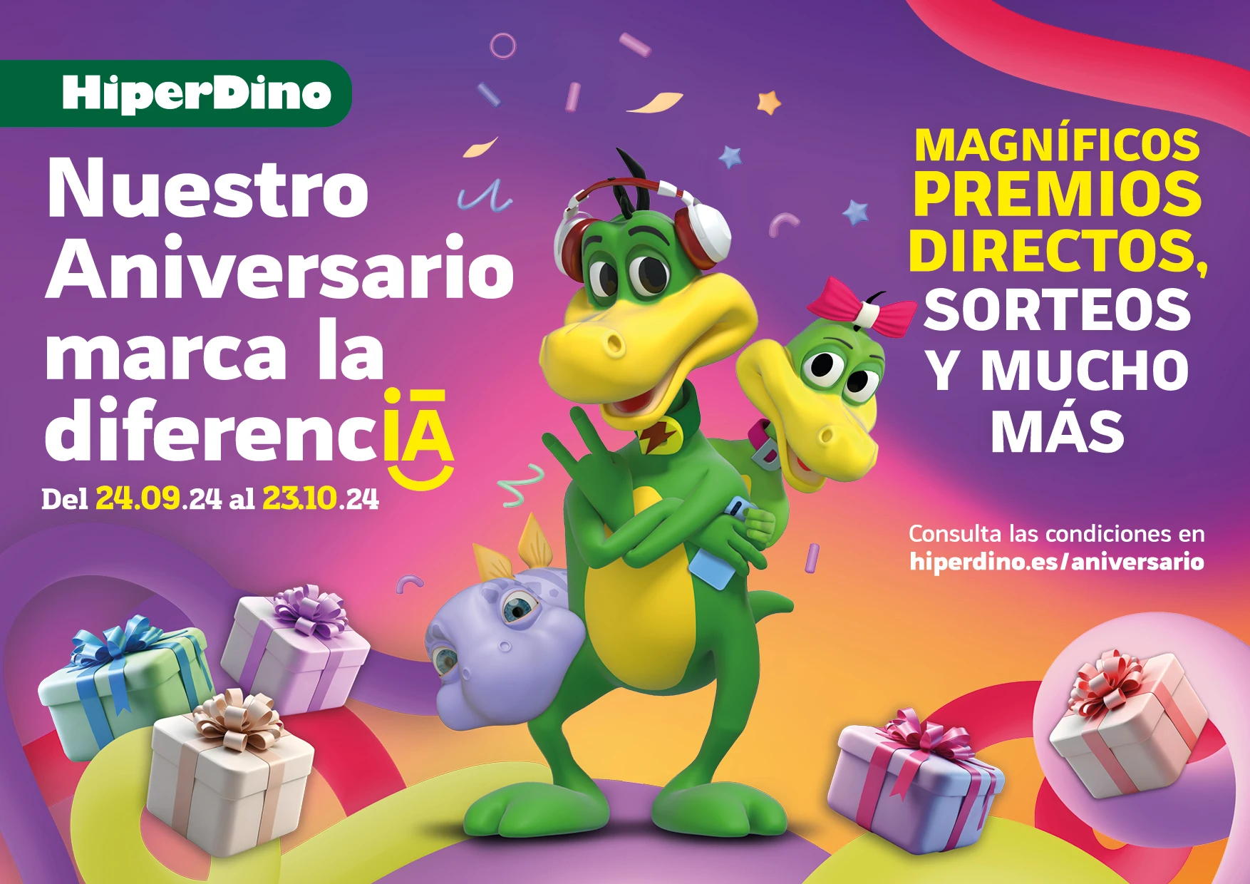 Llega el aniversario de Hiperdino con un festival de premios - Lancelot ...